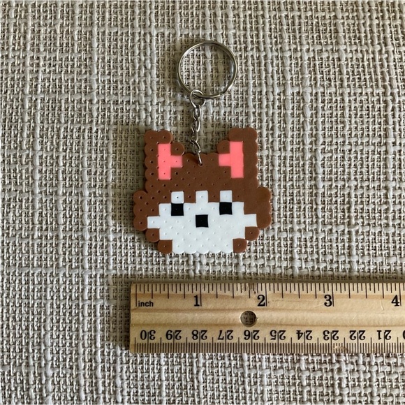 Accessories | Handmade Husky Perler Bead Keychains | Poshmark